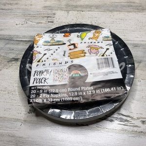 FRIENDS | Party Supplies | Friends Party Pack 2 Plates Napkins Nwt ...